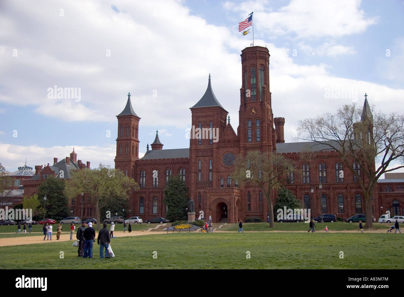 Smithsonian Institution Building the Castle in Washington D C Stock ...