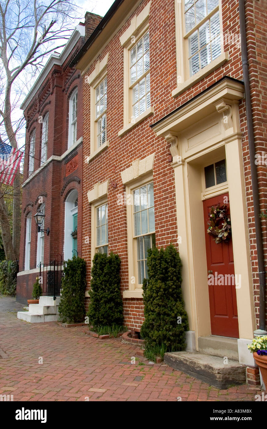 Historic buildings at Alexandria Virginia Stock Photo - Alamy