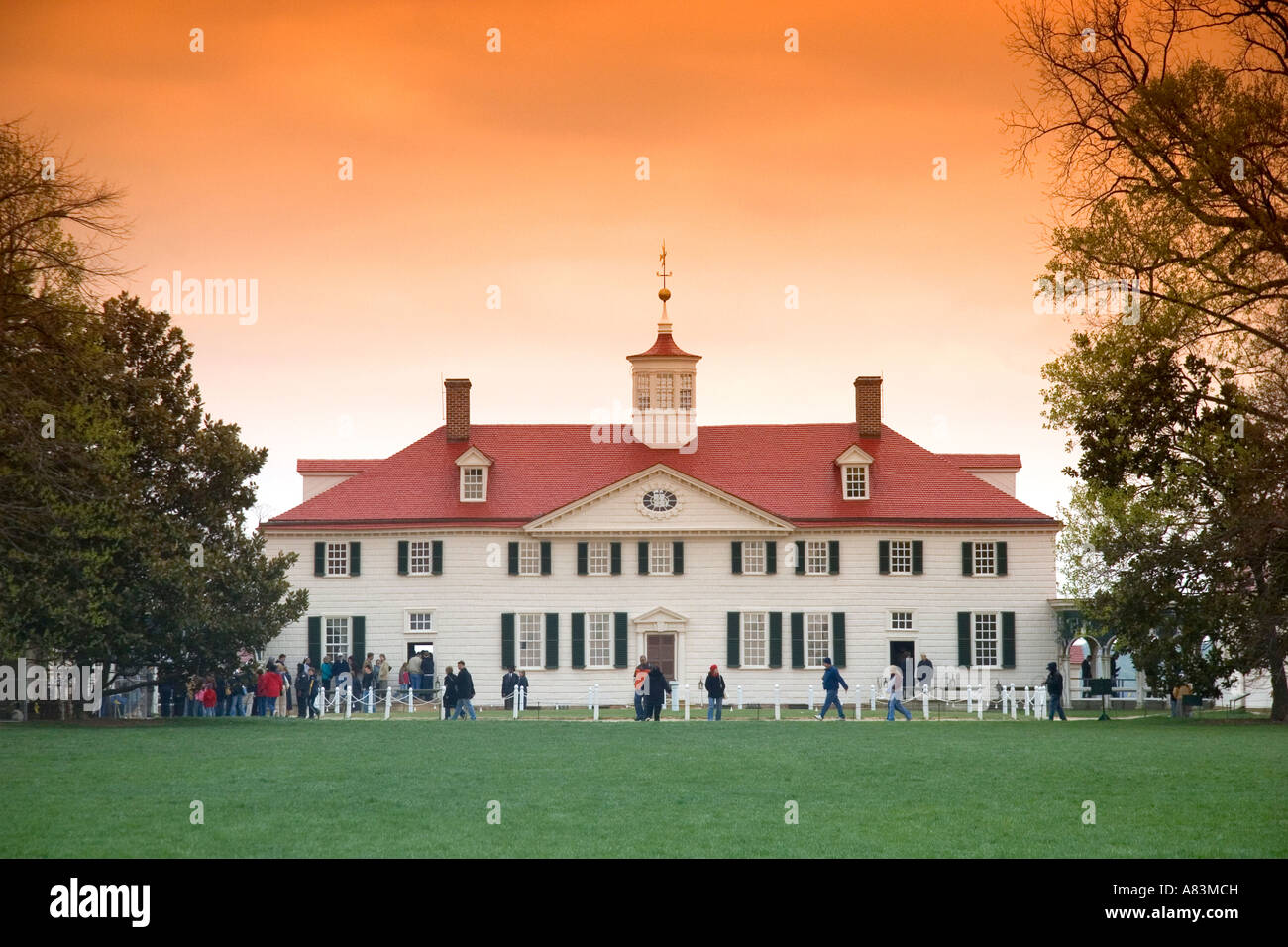 The Mansion House Farm At George Washingtons Mount Vernon Virginia
