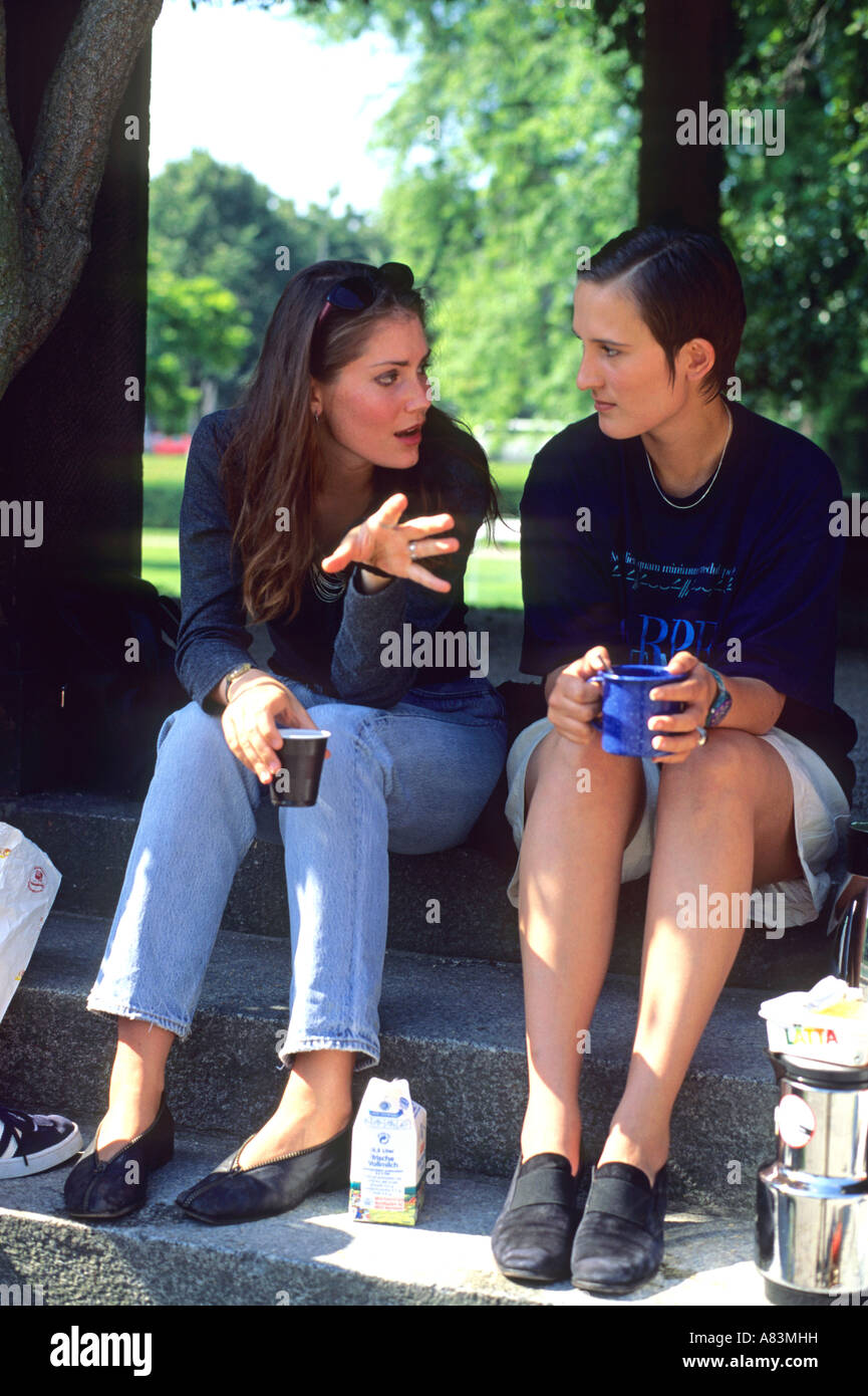 German girls students hi-res stock photography and images - Alamy