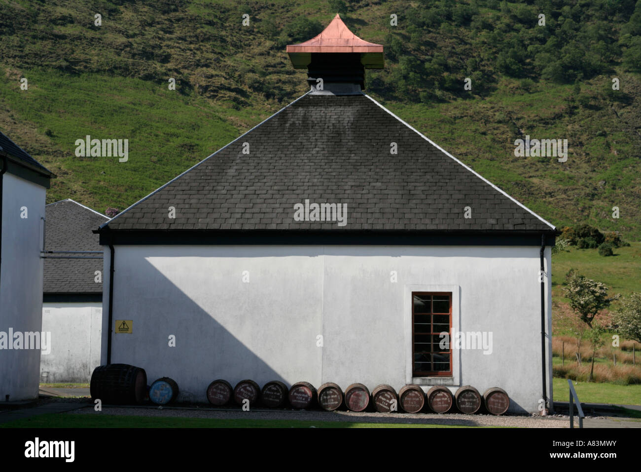 Lochranza scotch whisky distillery Scotland United Kingdom isle of ...