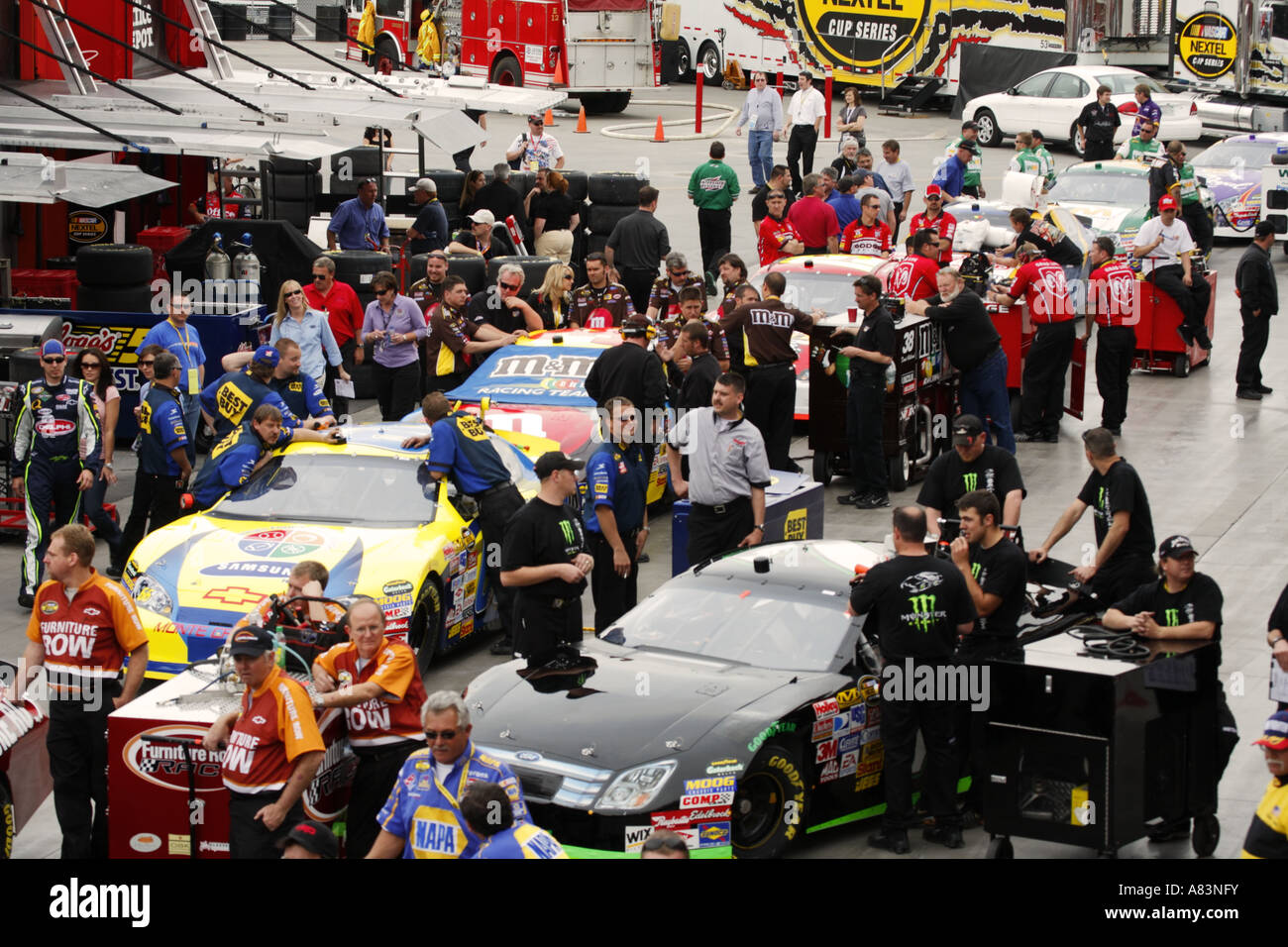 NASCAR race at the Las Vegas Motor Speedway Las Vegas Nevada Stock ...