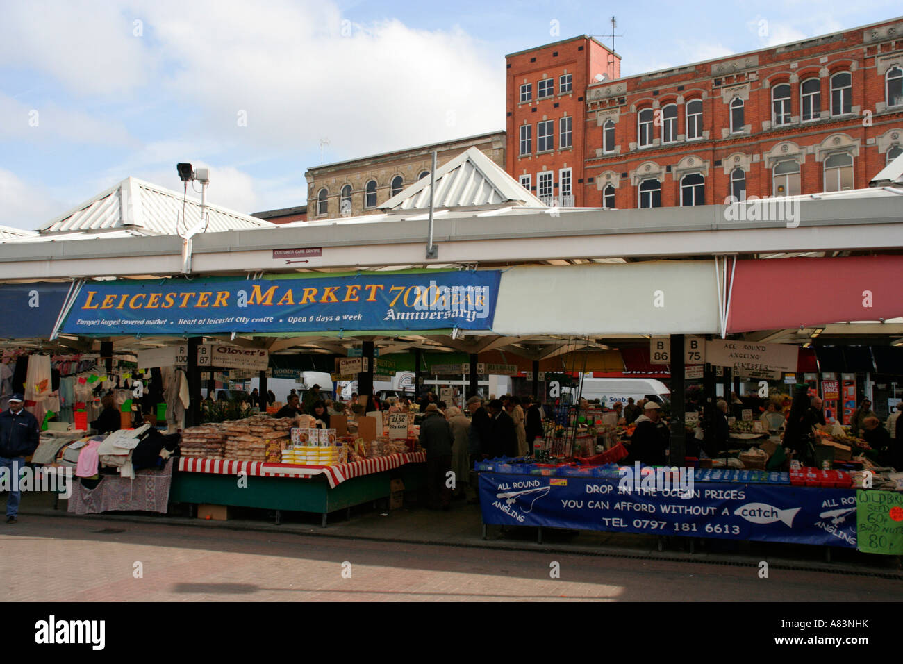 Leicester city centre market hi-res stock photography and images - Alamy
