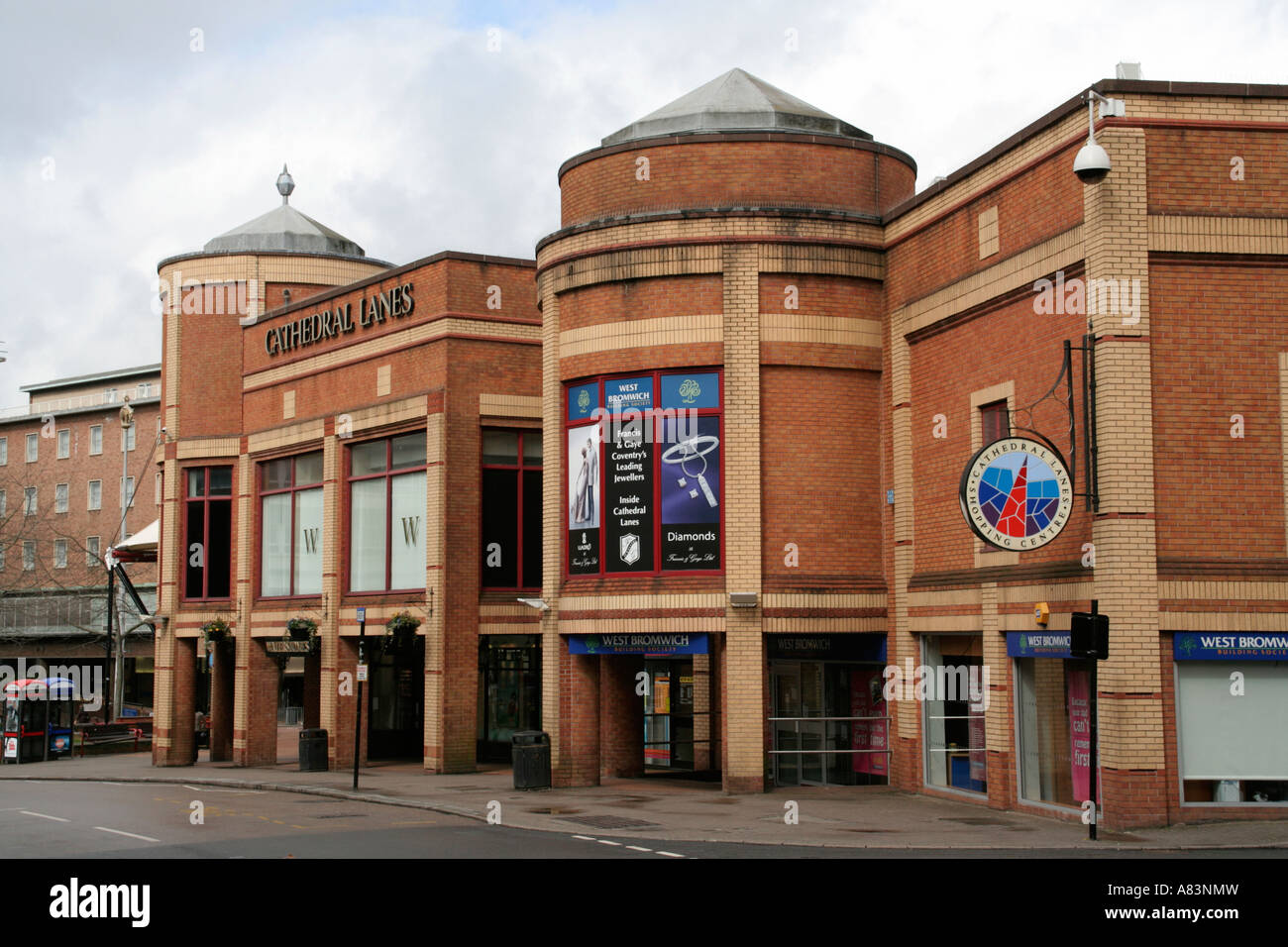 cathedral lanes shopping centre coventry town centre england uk gb ...