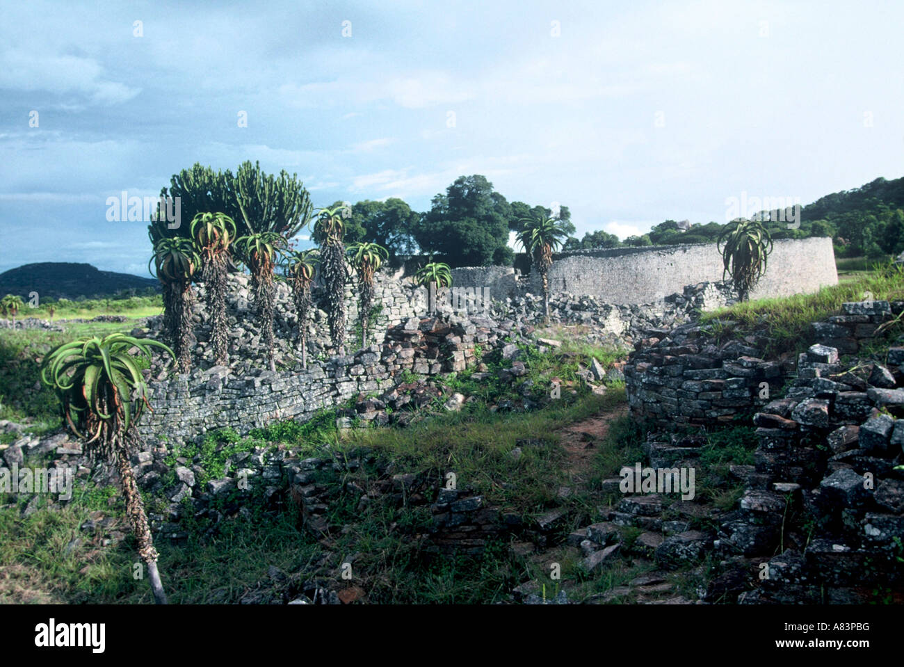Main Enclosure, Great Zimbabwe Stock Photo - Alamy