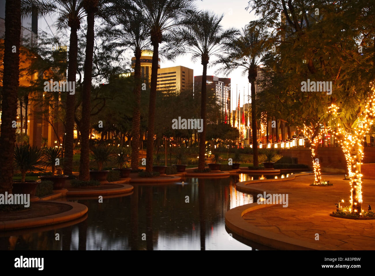 The Arizona Center downtown Phoenix Arizona Stock Photo - Alamy