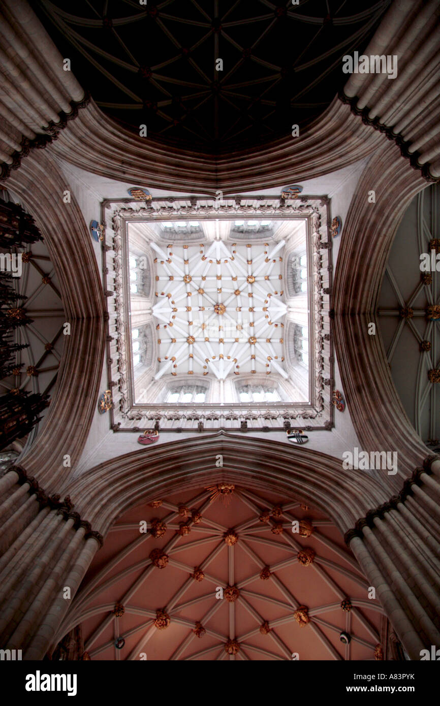 Looking up the Central Tower Stock Photo - Alamy