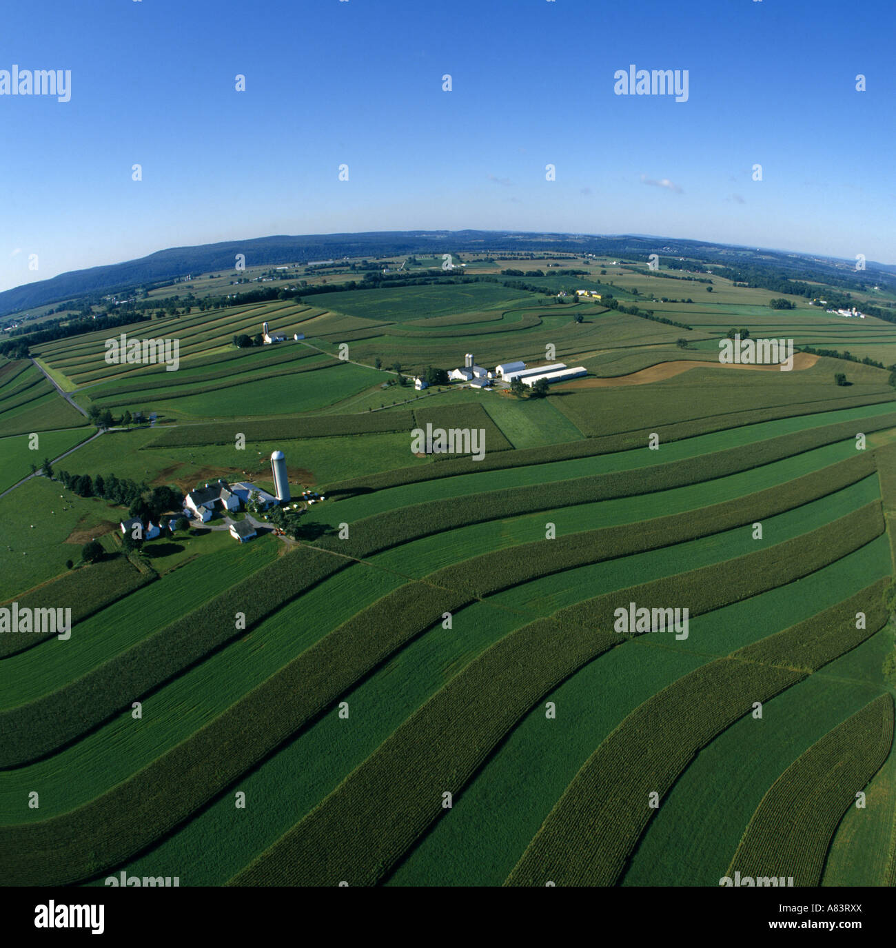 Aerial view farmyard hi-res stock photography and images - Alamy