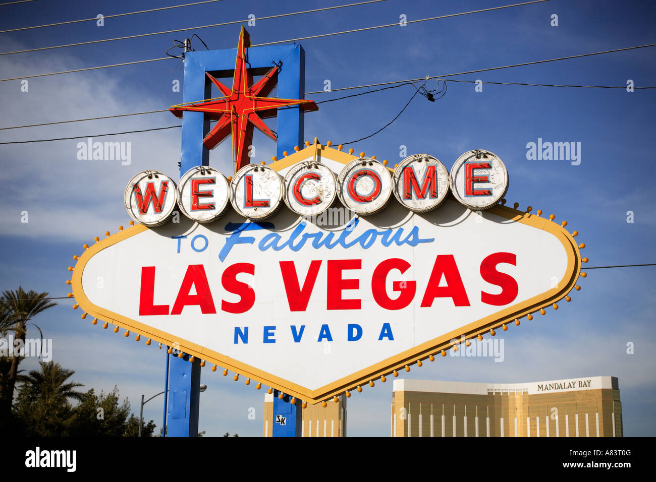 world famous welcome sign. las vegas, nevada, usa Stock Photo - Alamy