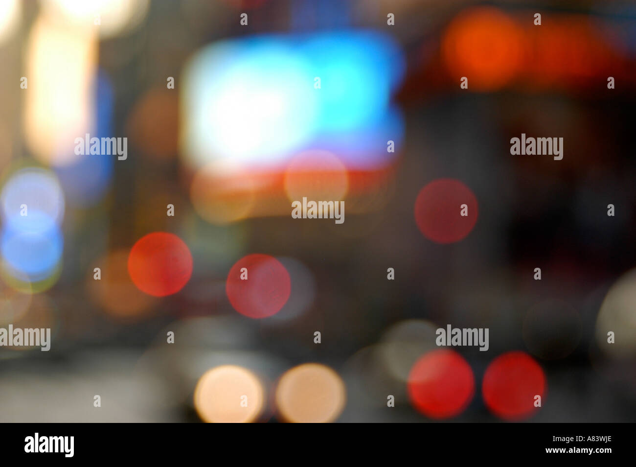 times square blurry Stock Photo - Alamy