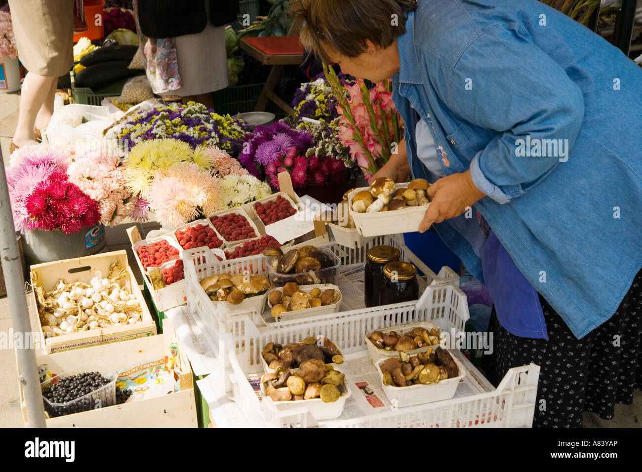 Lublin, Poland; market scene Stock Photo - Alamy