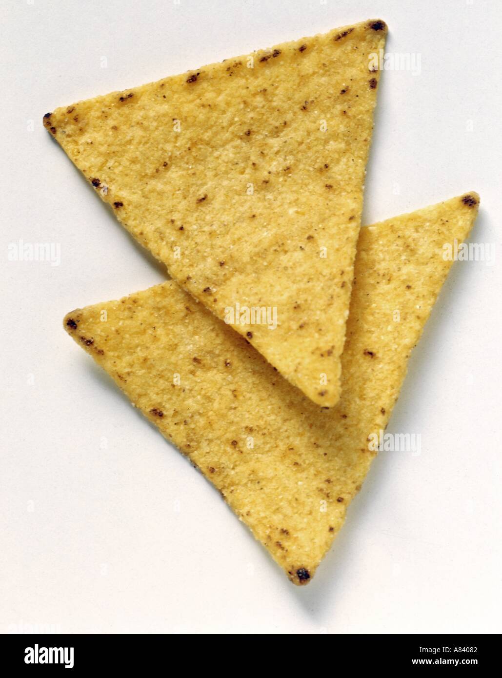 Two Tortilla Chips Stock Photo - Alamy