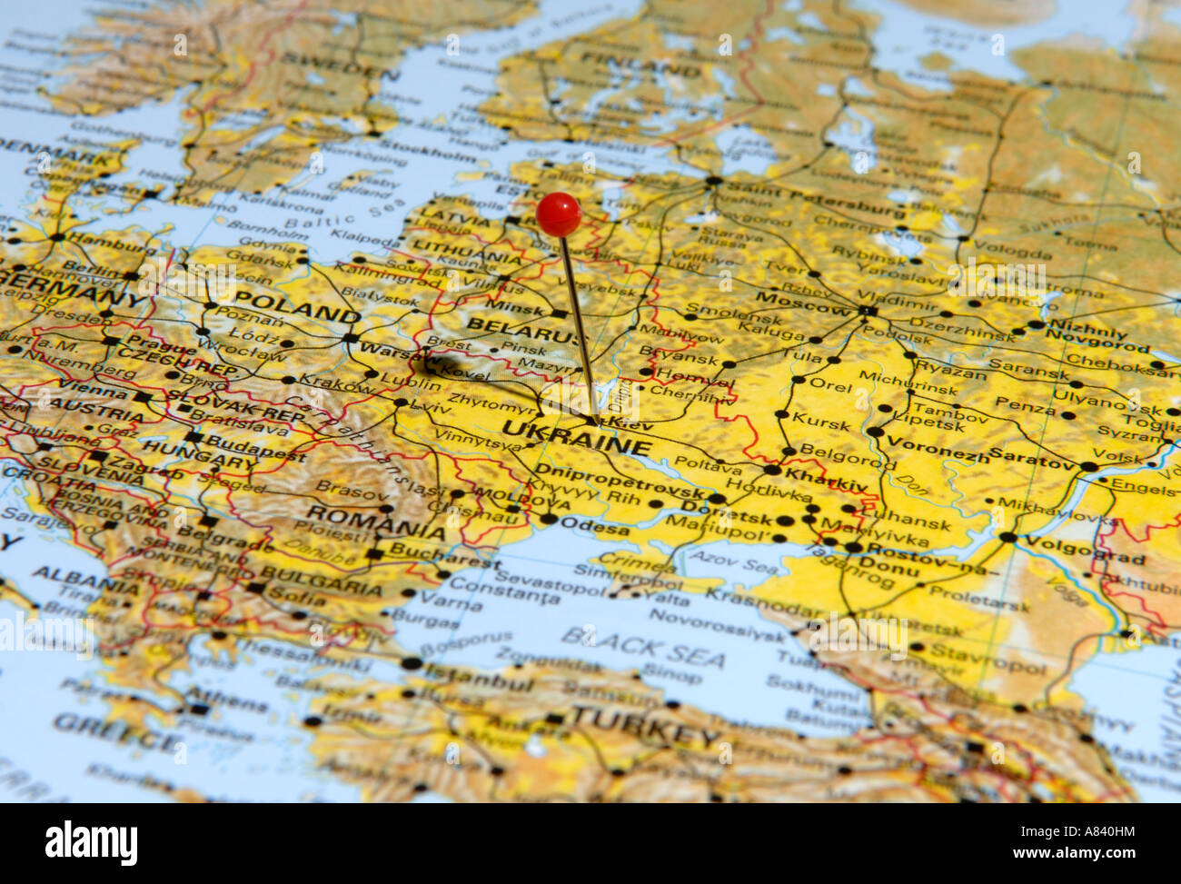 Ukraine map hi-res stock photography and images - Alamy