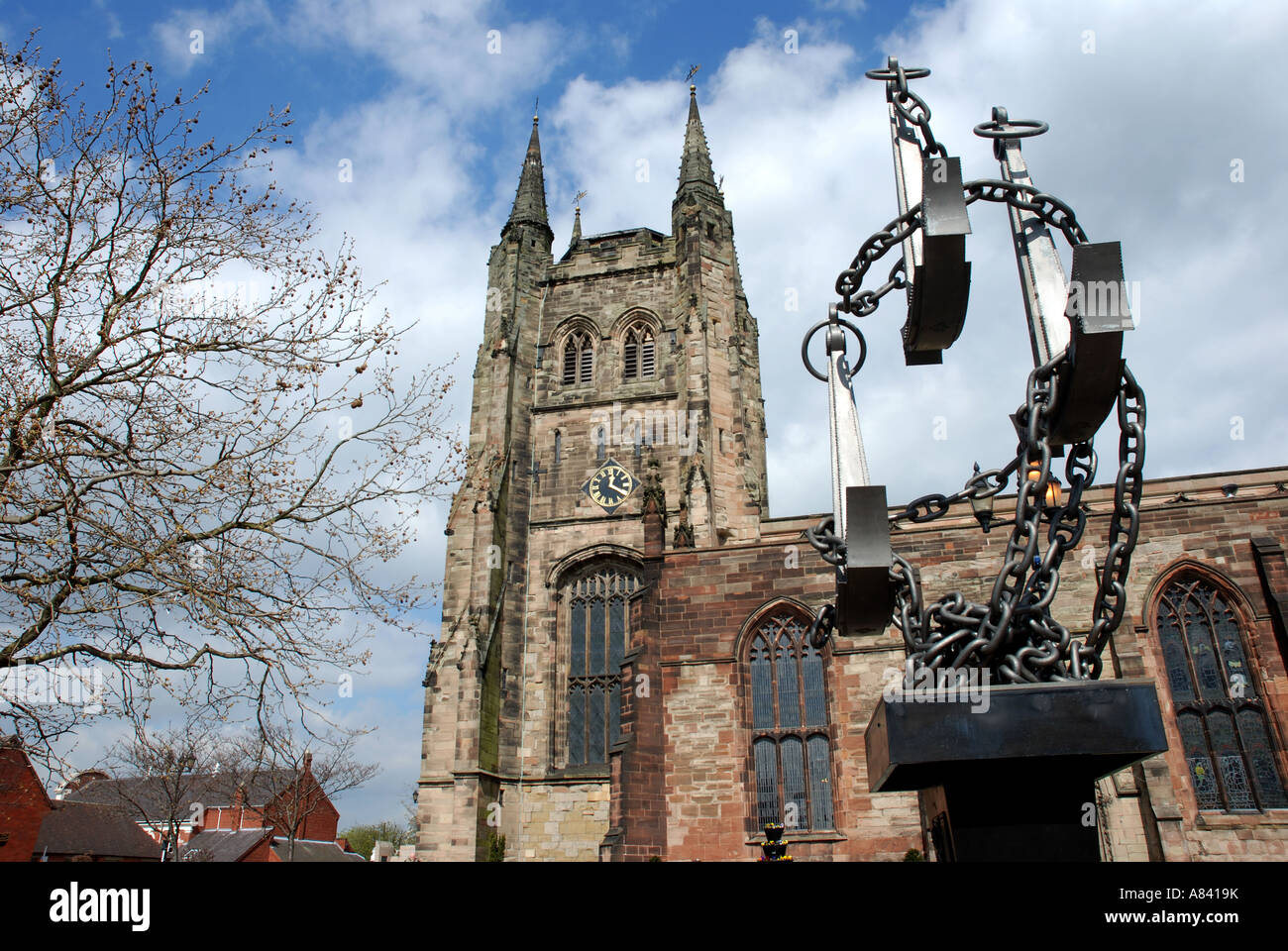 St. Editha`s Church and Colin Grazier Memorial, Tamworth, Staffordshire ...