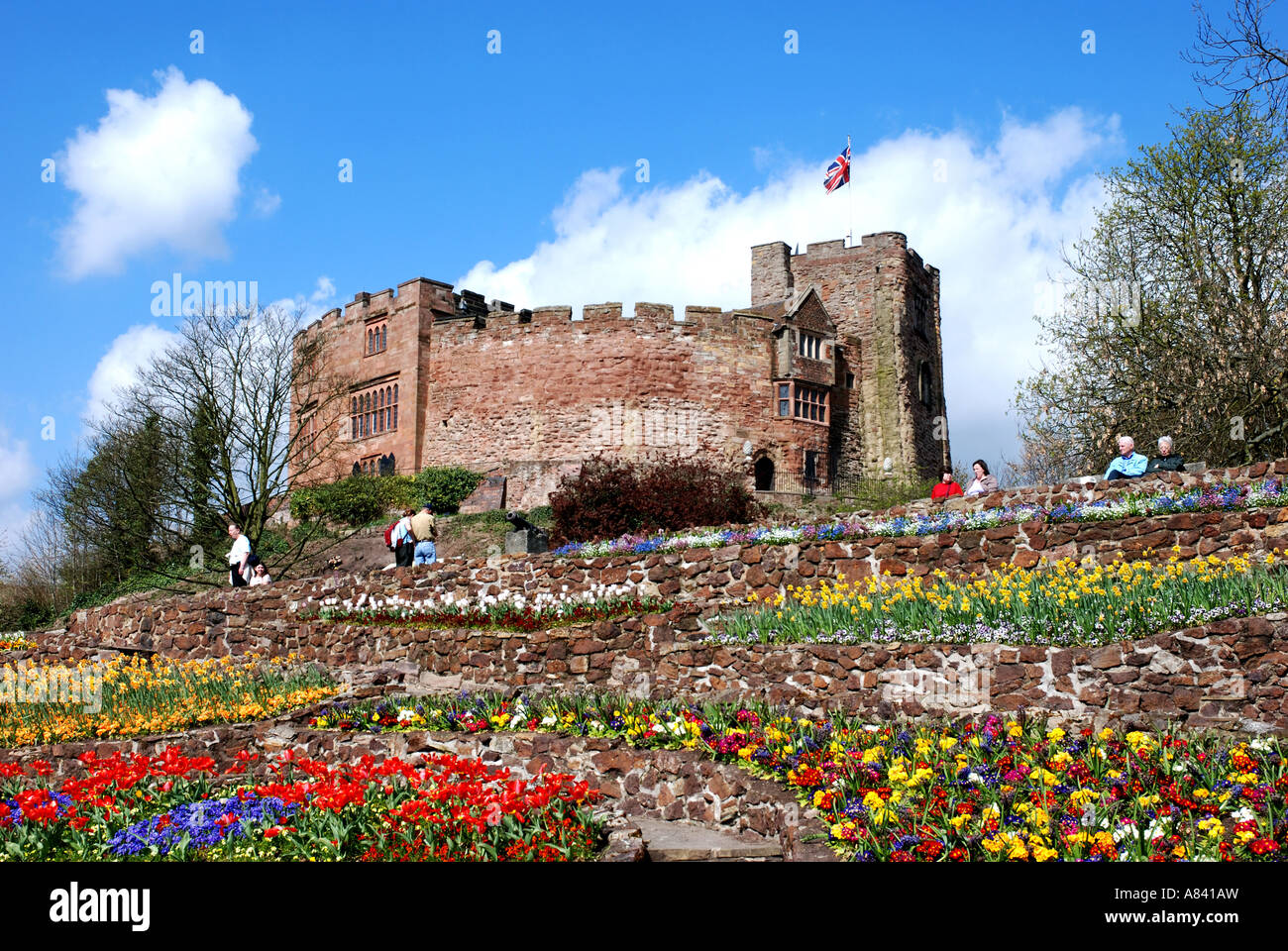 Tamworth Castle, Staffordshire, England, UK Stock Photo - Alamy