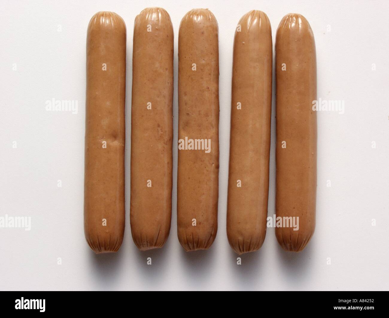 Five Hot Dogs Stock Photo - Alamy