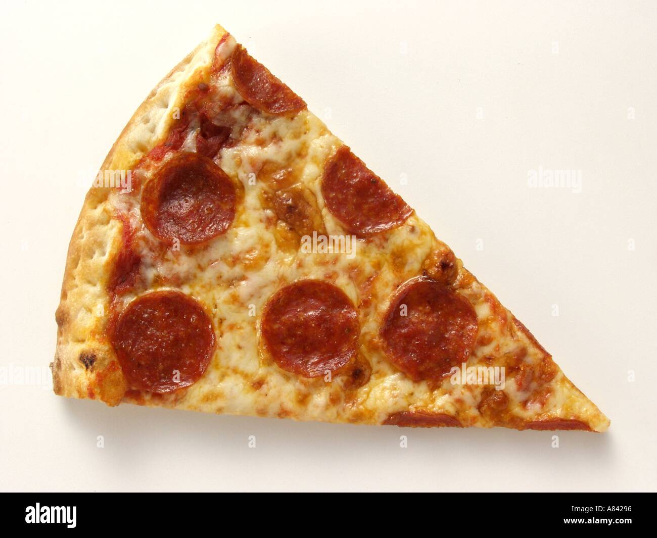 A Slice of Pepperoni Pizza Stock Photo - Alamy