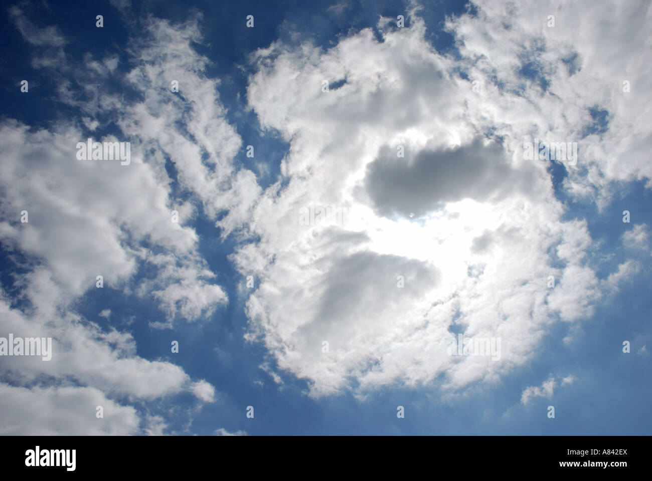 Clouds covering the sun, UK Stock Photo - Alamy