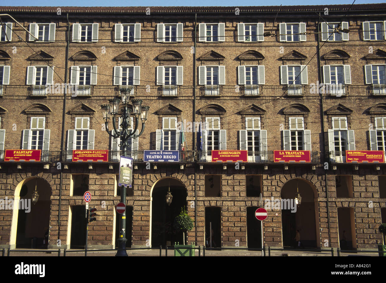 Teatro Regio Turin Italy Stock Photo - Alamy