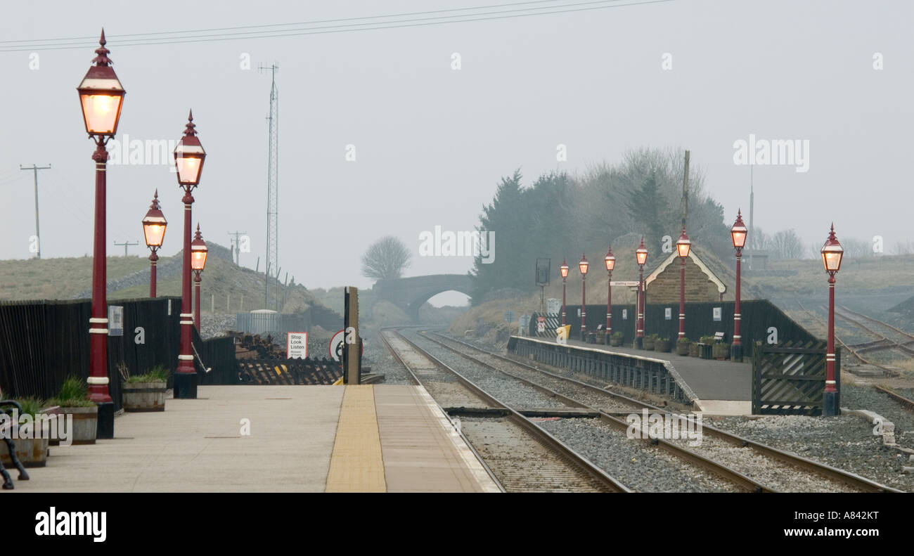 The pretty rural station of Ribblehead on the Settle to Carlisle ...
