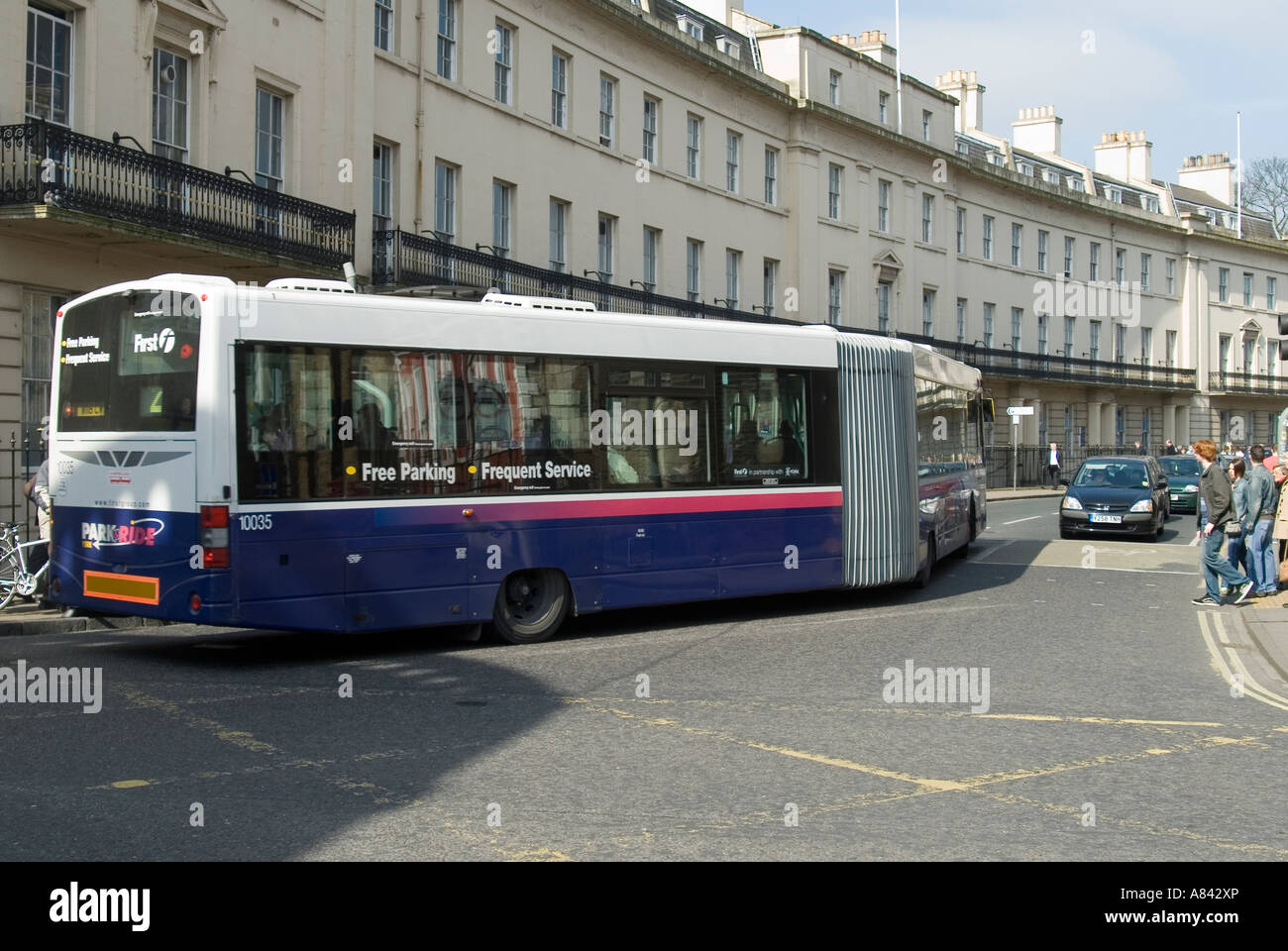 Bending buses hi-res stock photography and images - Alamy