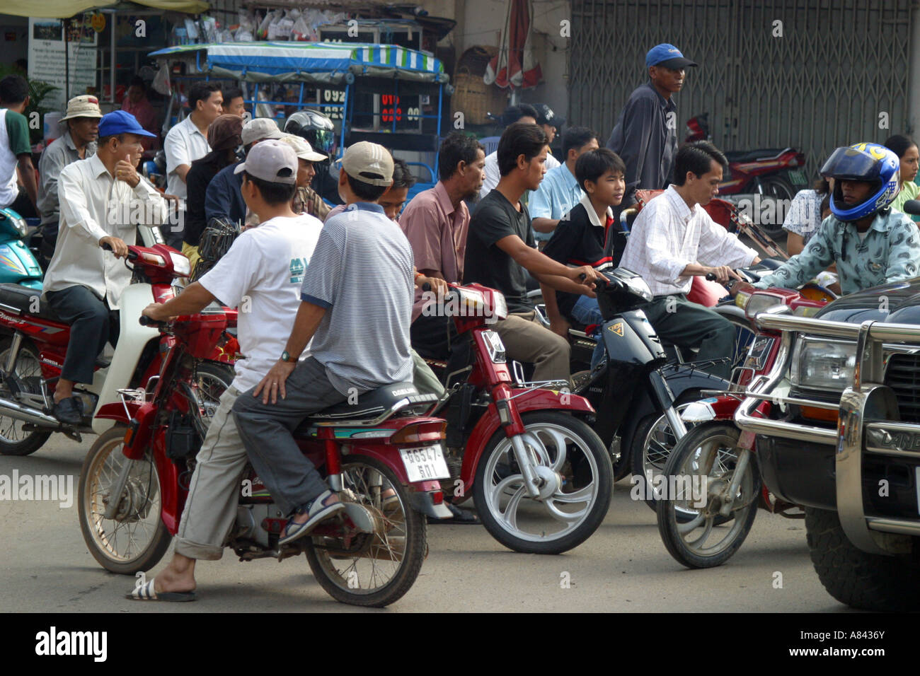 Bikes in Saigon Vietnam Stock Photo - Alamy
