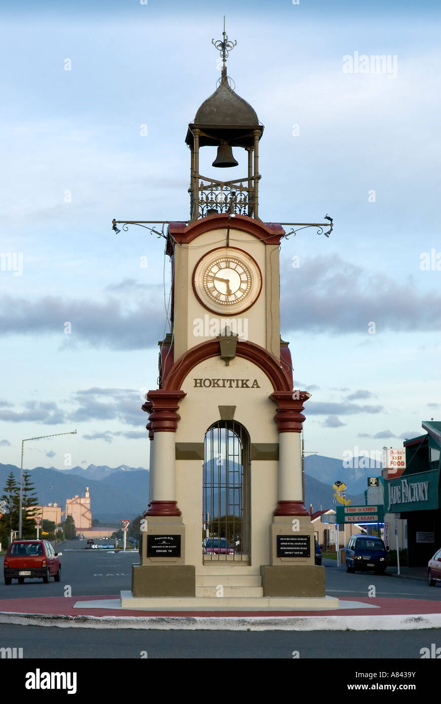 Clock tower in hokitika hi-res stock photography and images - Alamy