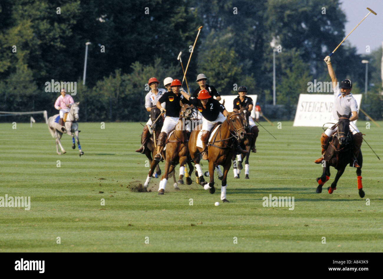 Berlin Germany Polo tournament on the Maifeld Stock Photo - Alamy