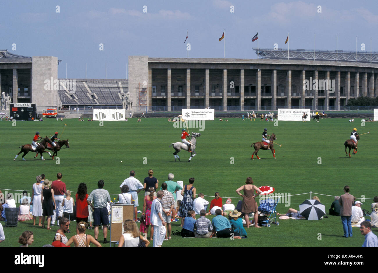Berlin Germany Polo tournament on the Maifeld Stock Photo - Alamy