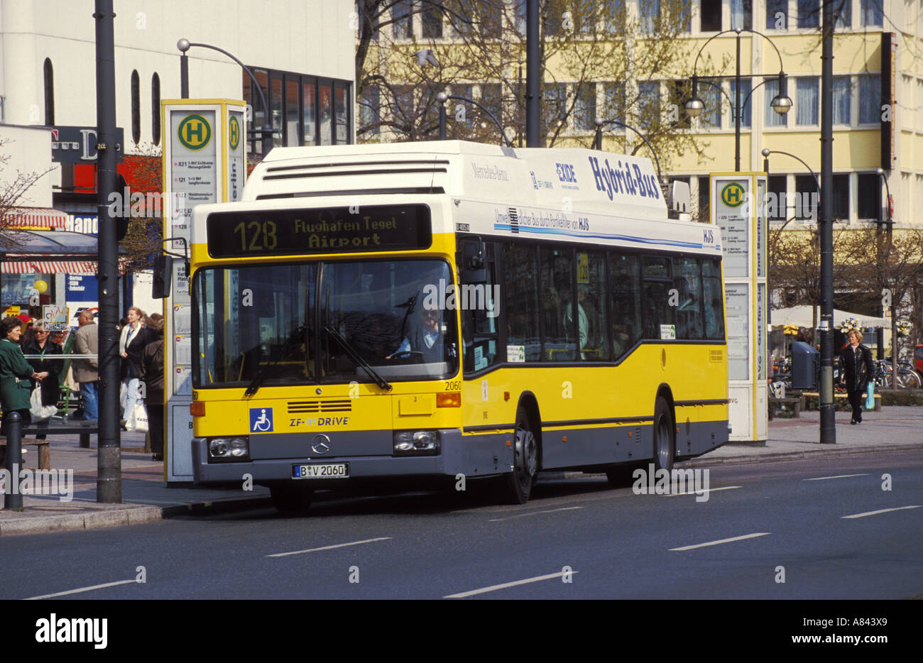 Germany Berlin city bus Stock Photo - Alamy