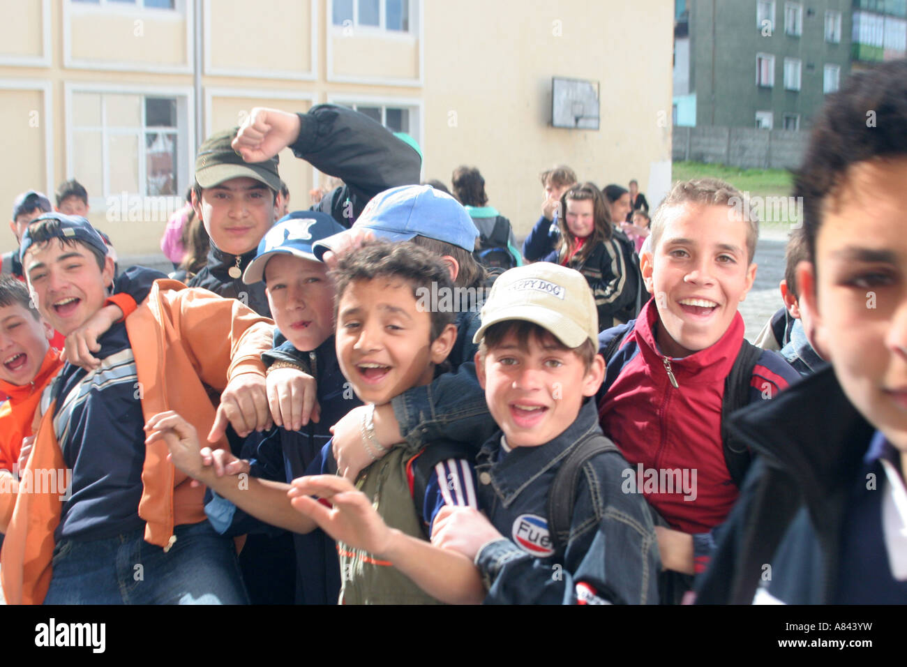 Poor europe group school children hi-res stock photography and images ...