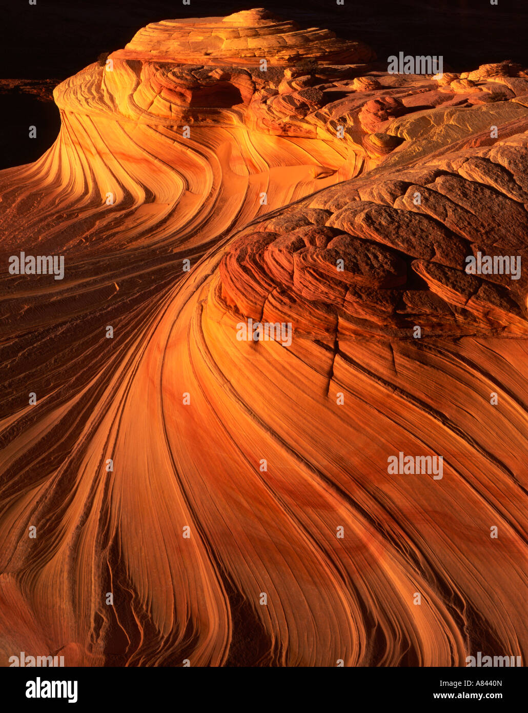 Cross bedded navajo sandstone hi-res stock photography and images - Alamy