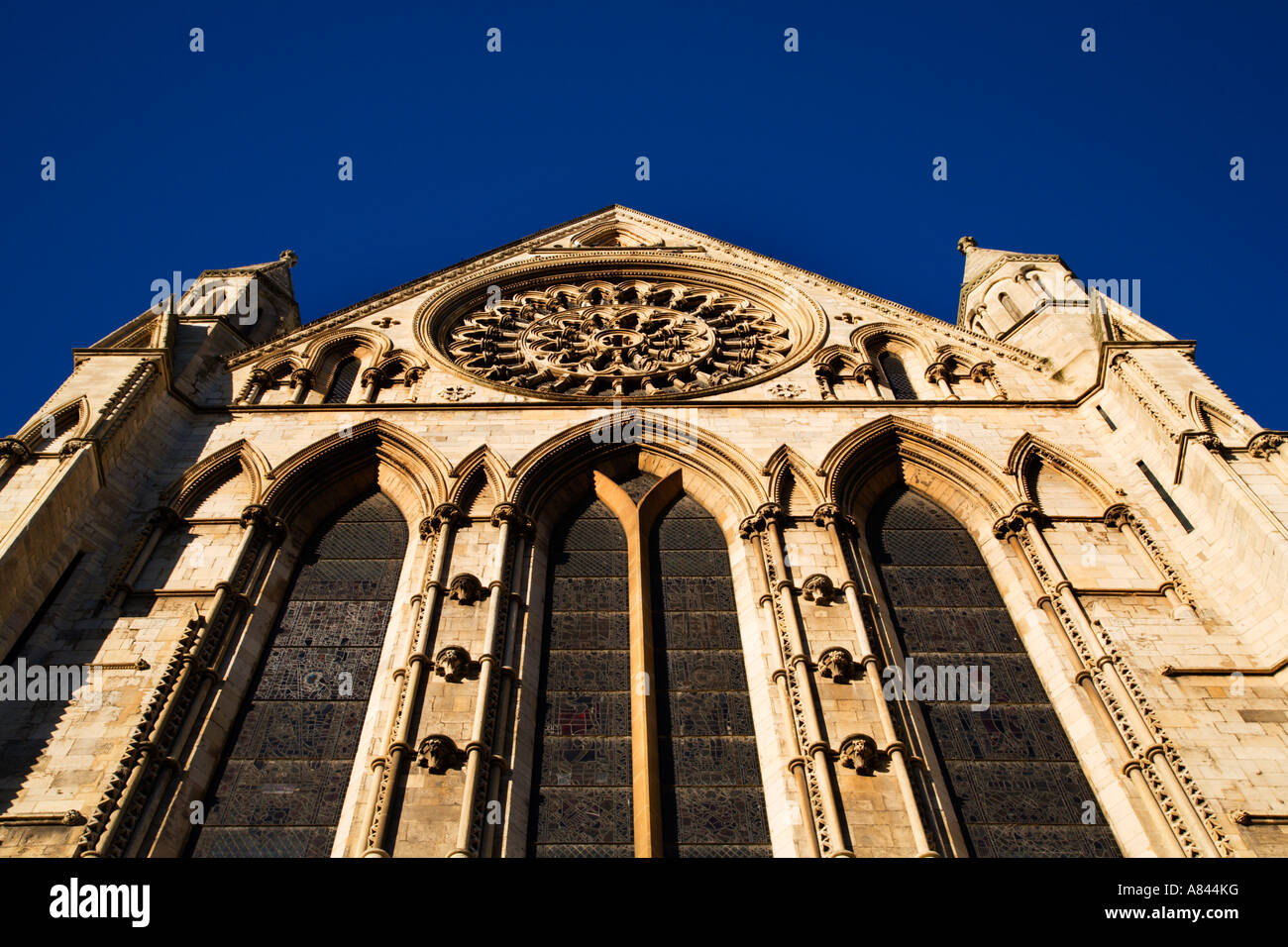 Exterior rose window york minster hi-res stock photography and images ...