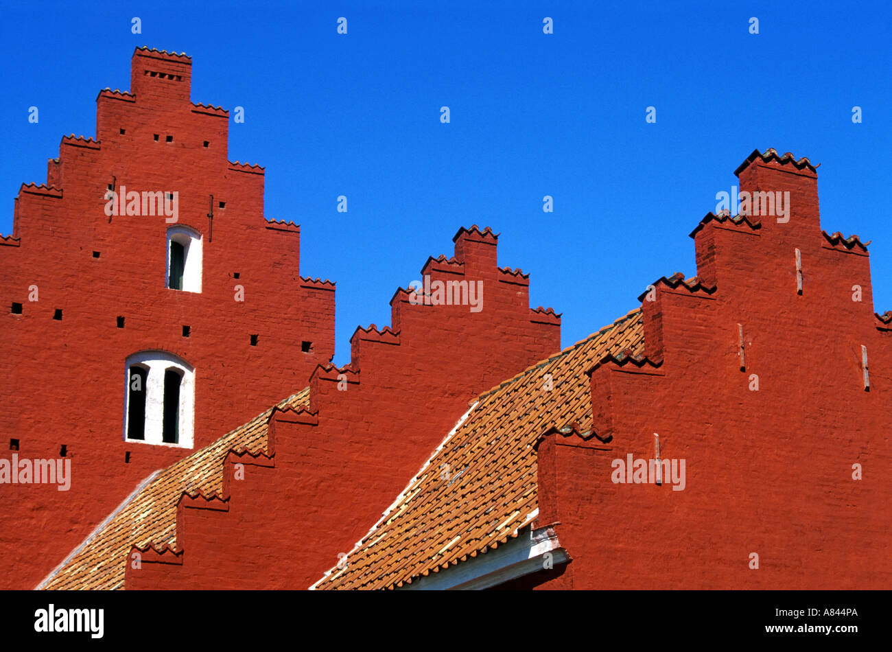 Denmark Zealand the Odden Kirke Stock Photo - Alamy