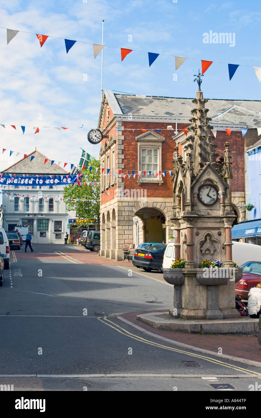 Great Torrington, Devon, England. The town centre Stock Photo - Alamy