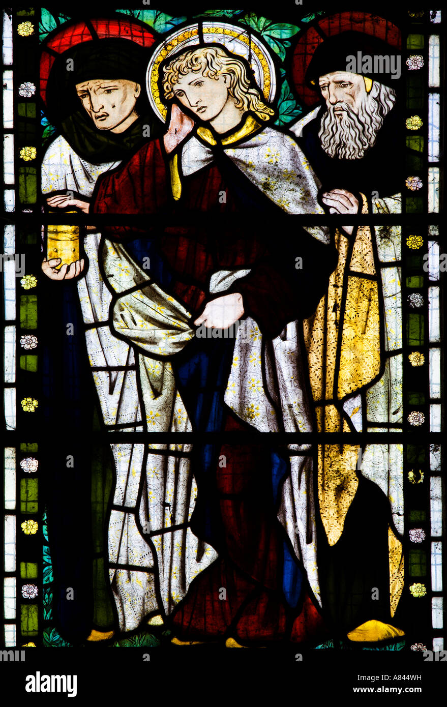 William Morris Stained Glass Window at All Saints Church Low Catton ...