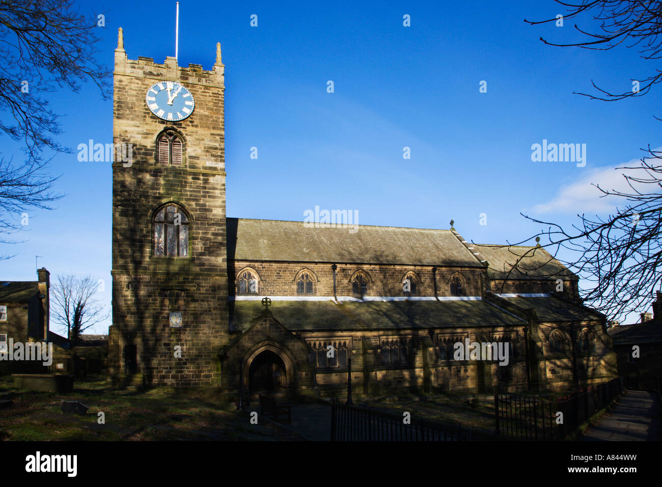 Haworth parish church hi-res stock photography and images - Alamy