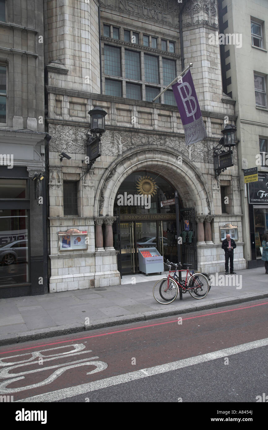 The Bishopsgate Hall Library Foundation Institute, London, England ...