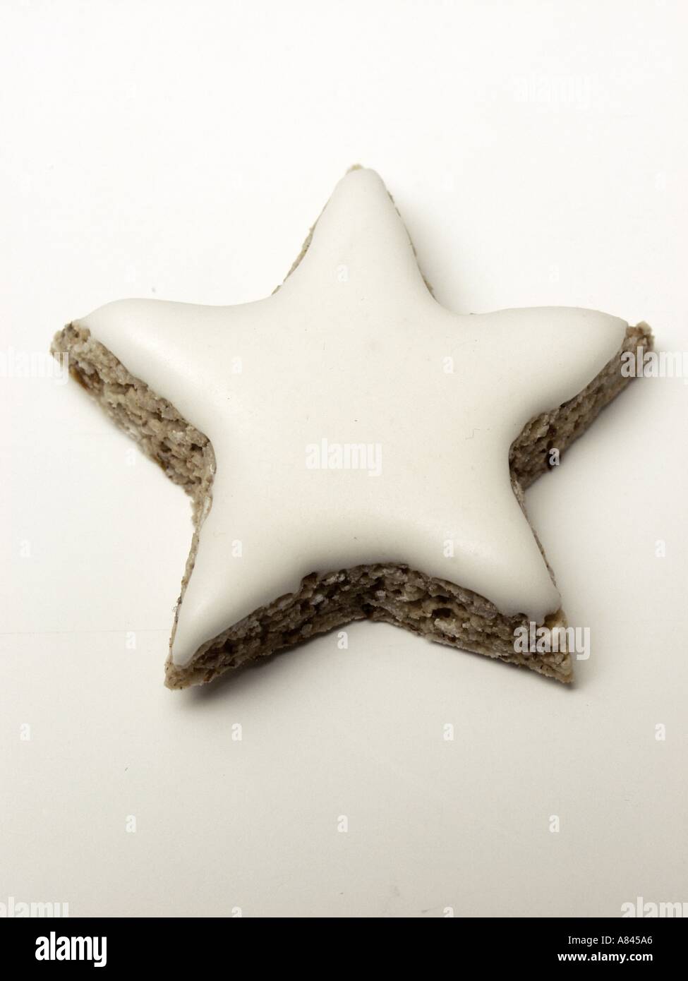 One Frosted Star Cookie Stock Photo - Alamy