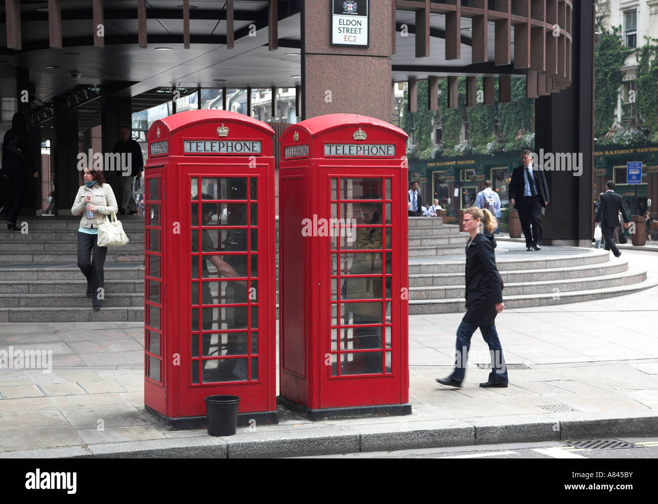 Old telephone boxes hi-res stock photography and images - Alamy