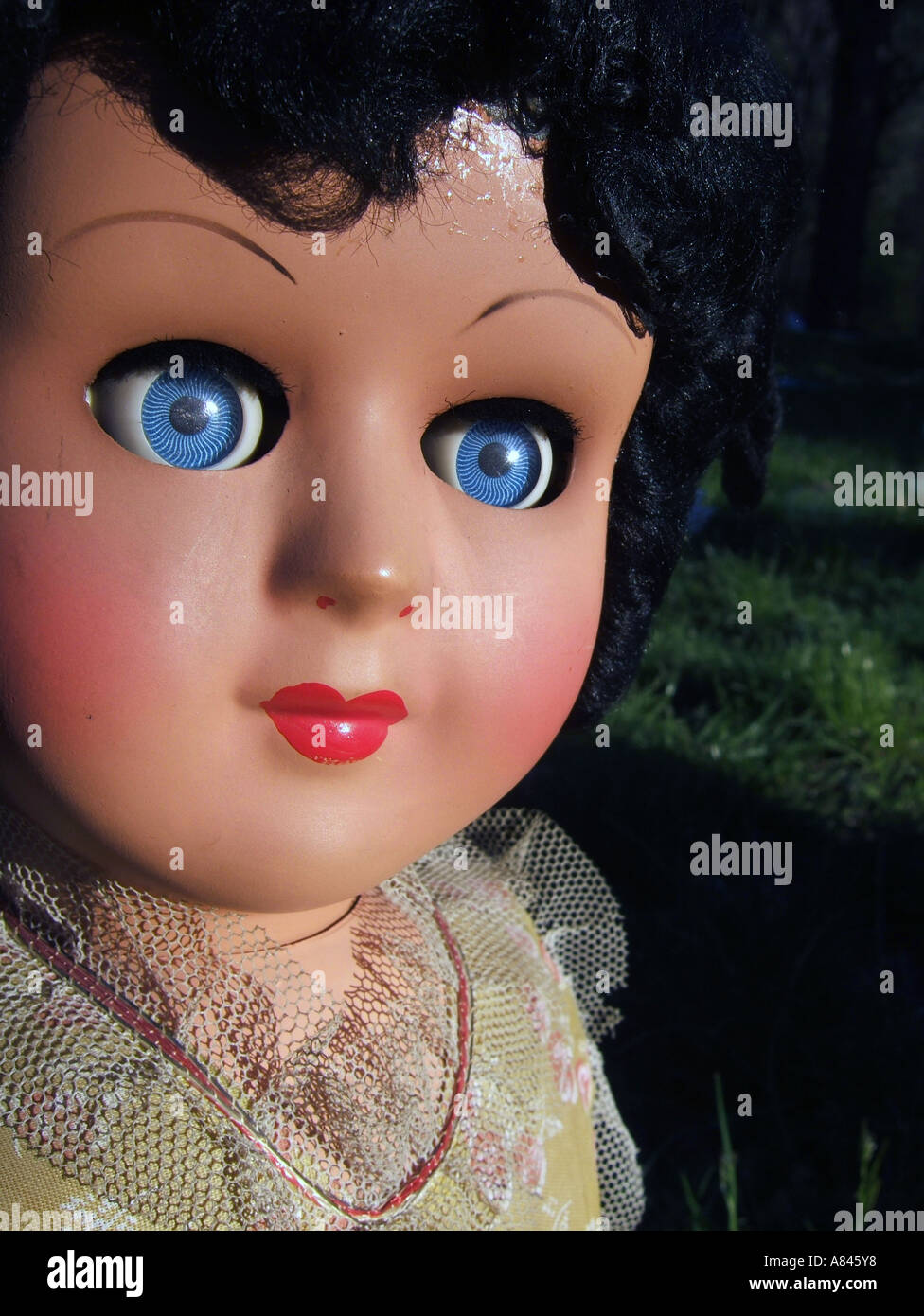 old victorian type doll Stock Photo - Alamy