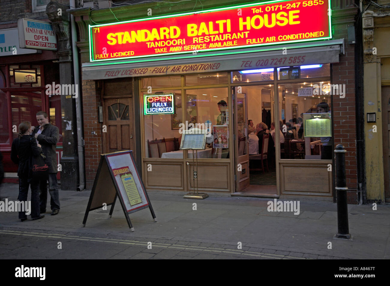 East end london brick lane spice hi-res stock photography and images ...