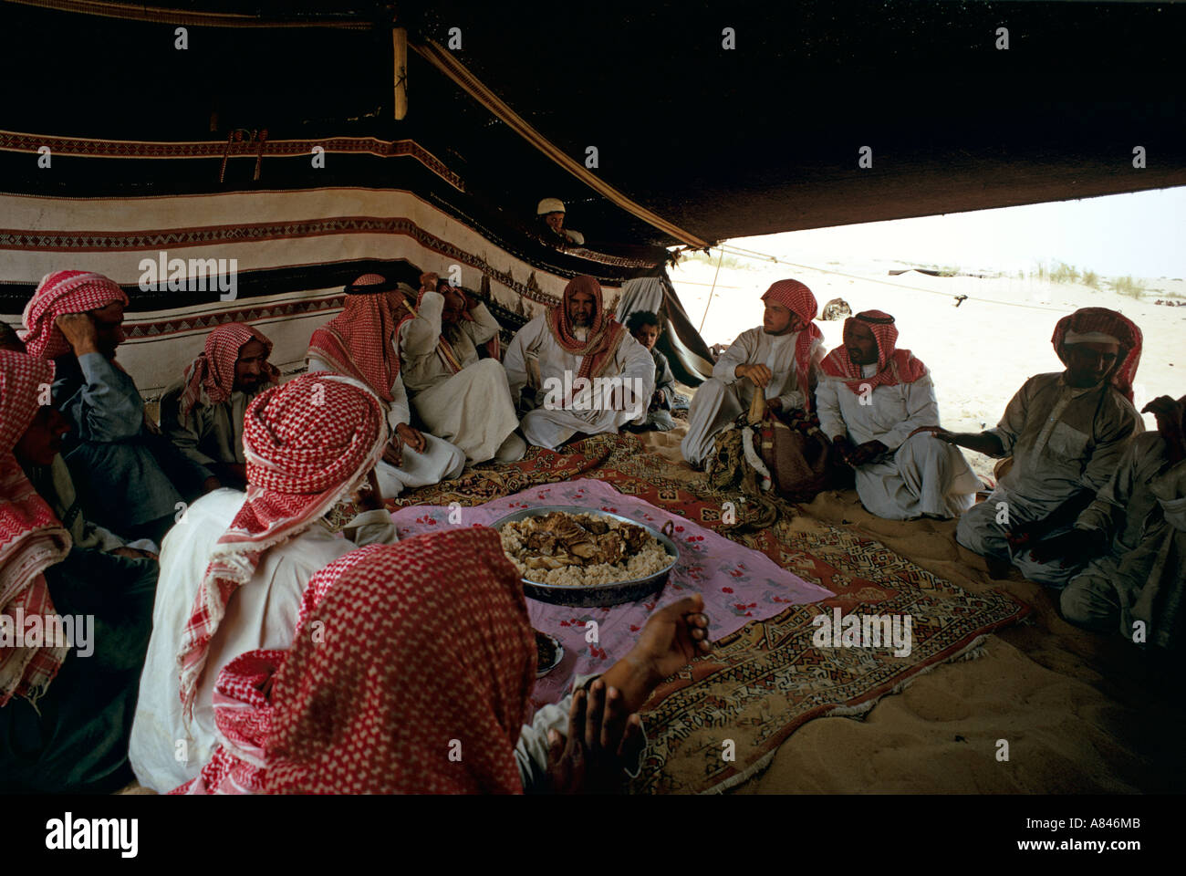 Saudi Arabia. Empty Quarter - Rab al-Khali Desert. Al-Murrah Beduin ...