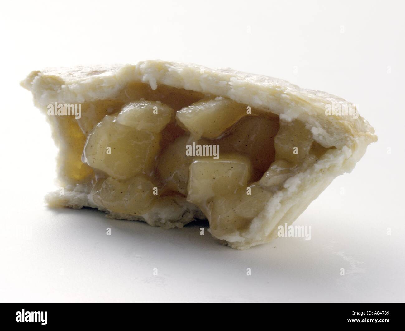 Half of Apple Pie Stock Photo - Alamy
