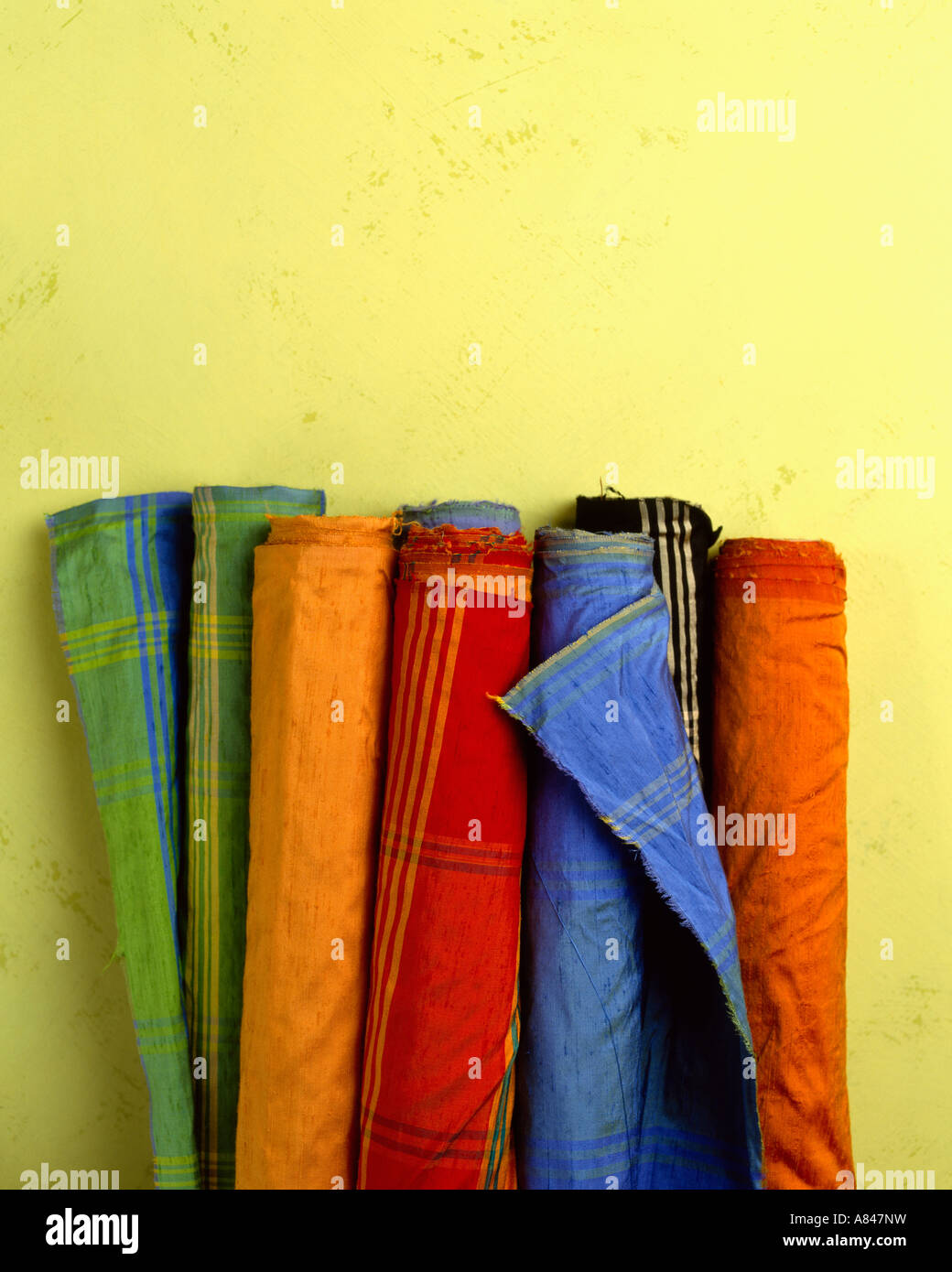 Rolls of silk hi-res stock photography and images - Alamy