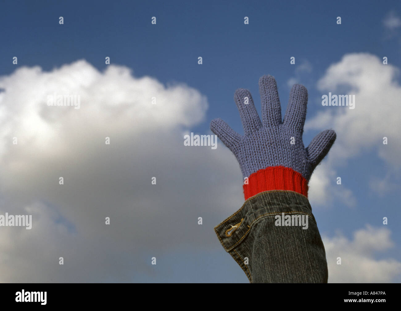Woman raised arms salute hi-res stock photography and images - Alamy