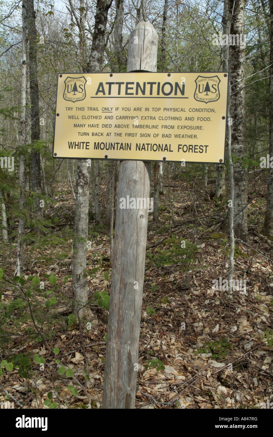 National forest service signs hi-res stock photography and images - Alamy