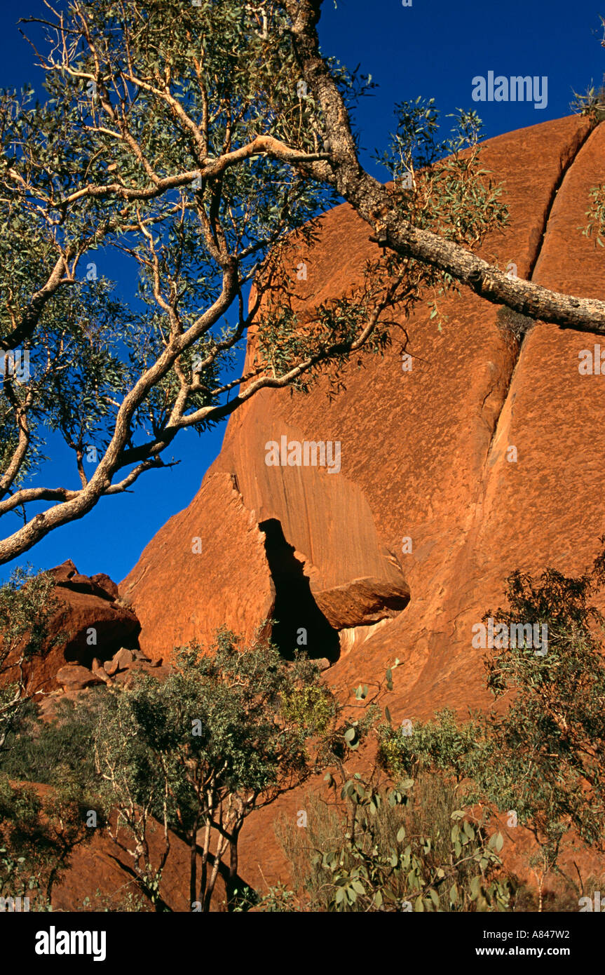 Mount Uluru, Ayers Rock, detail, Kata Tjuta National Park, Northern ...