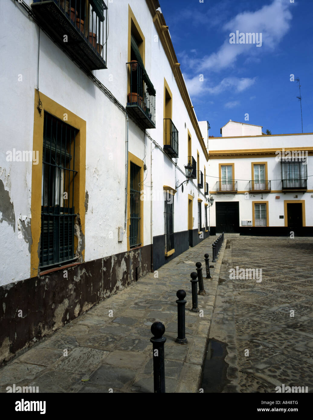 Residential houses in Seville Spain, Europe Stock Photo - Alamy