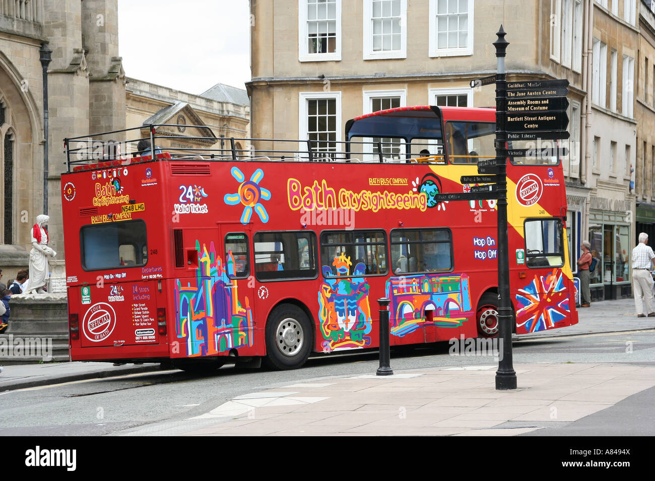 Tour bus bath city centre hi-res stock photography and images - Alamy
